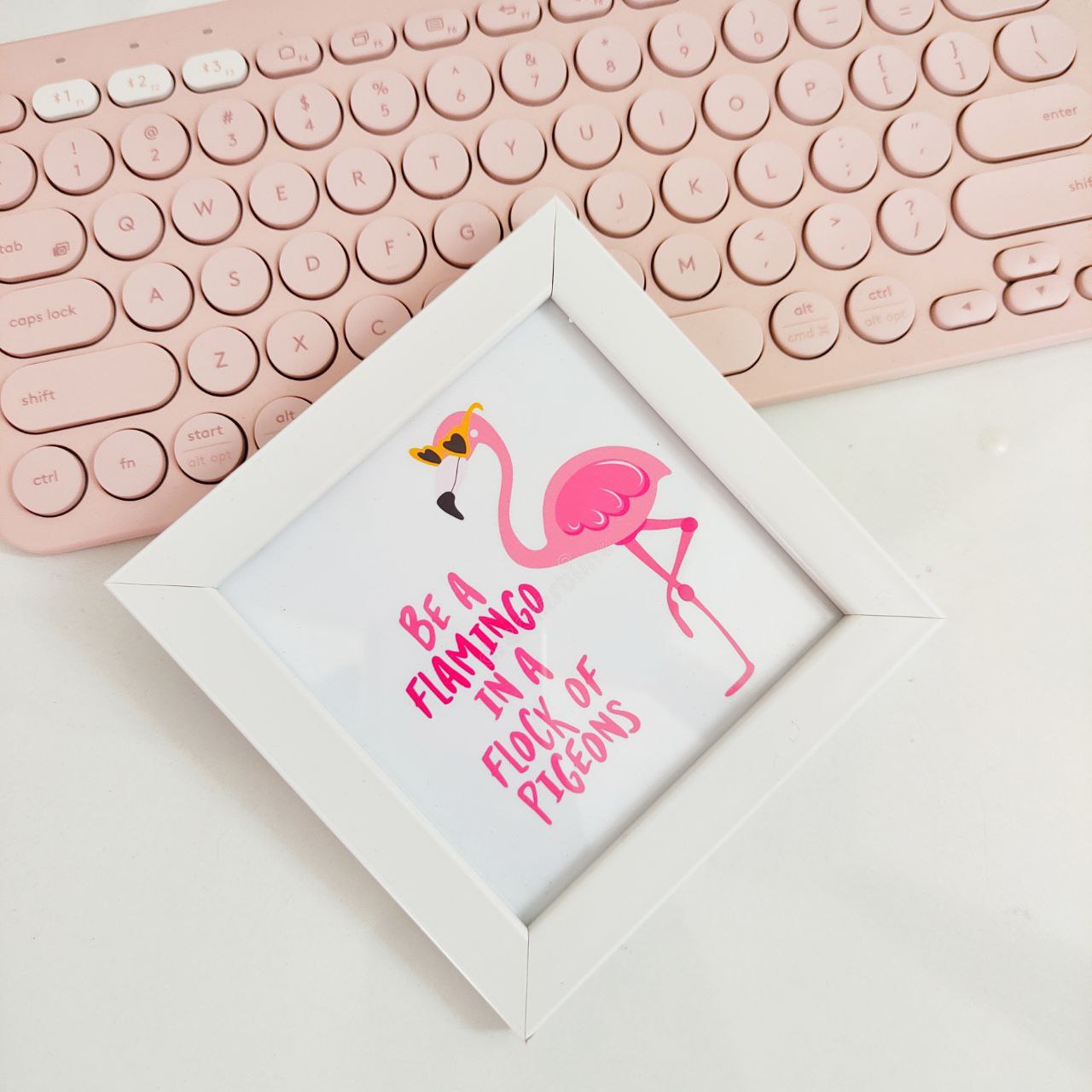 Flamingo Desk/Wall Frame – Her Dream Store